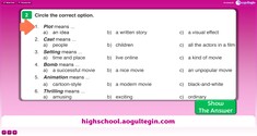 Vocabulary - Movie Types 2 | Unit 3 of Grade 9